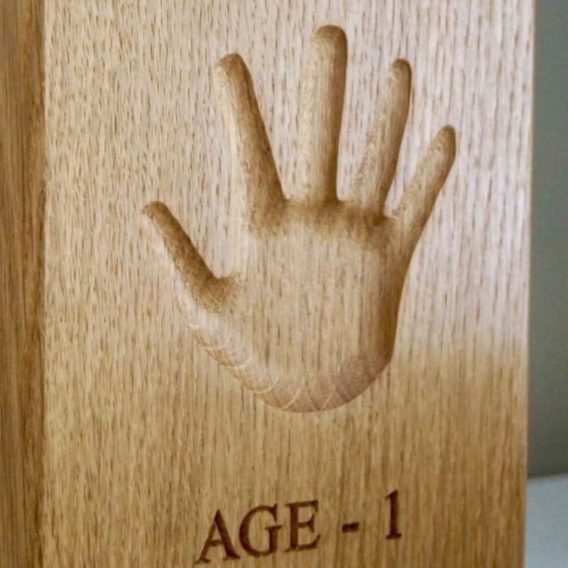 Handprint Impression Plaques | Traditional Wooden Gifts