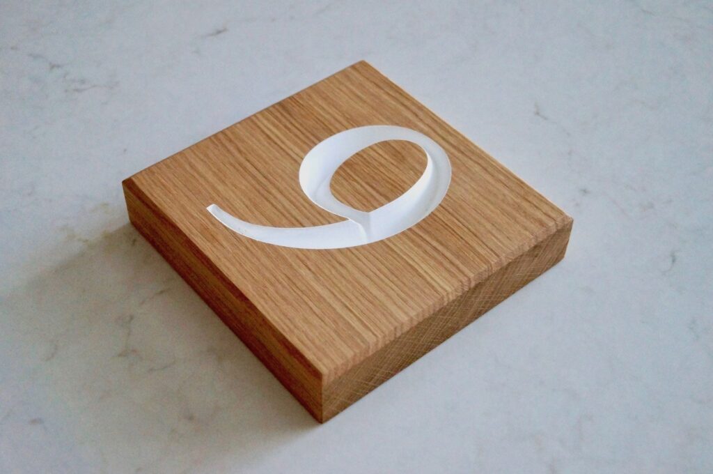 Wooden House Number Signs | TraditionalWoodenGifts.co.uk