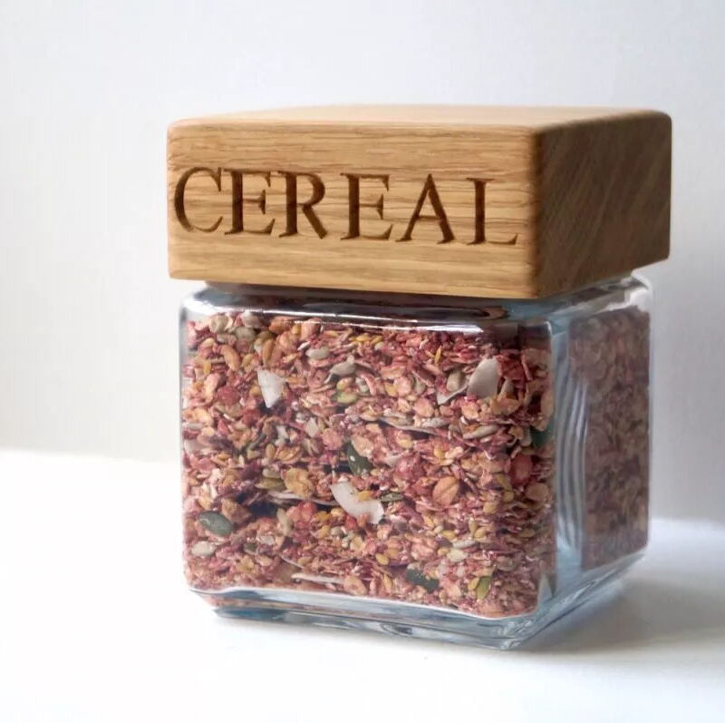 Personalised Food Storage Jars | TraditionalWoodenGifts.co.uk