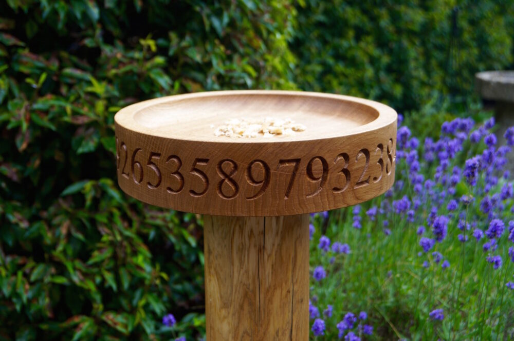 Engraved Wooden Bird Feeder Table | TraditionalWoodenGifts