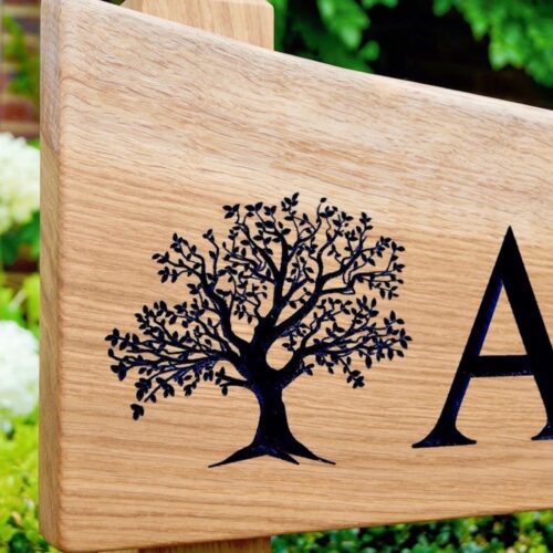 Natural Edge Free Standing Signs | Traditional Wooden Gifts