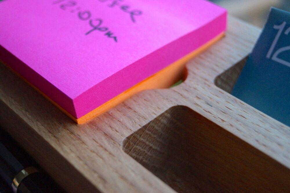 Personalised Wooden Desk Tidy | TraditionalWoodenGifts.co.uk
