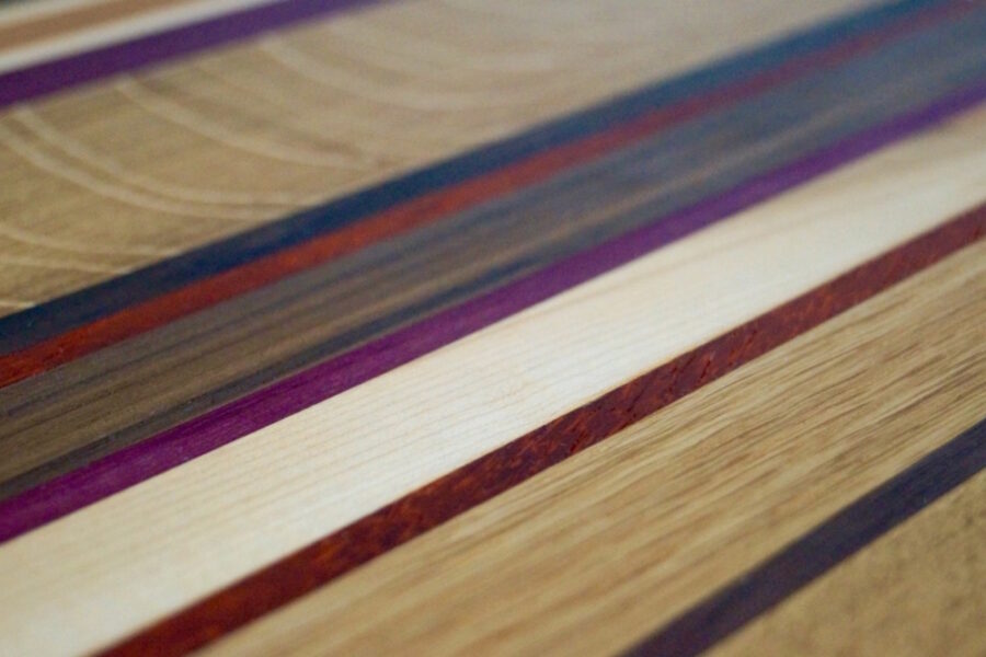 Multi Colour Stipe Chopping Boards | TraditionalWoodenGifts.co.uk