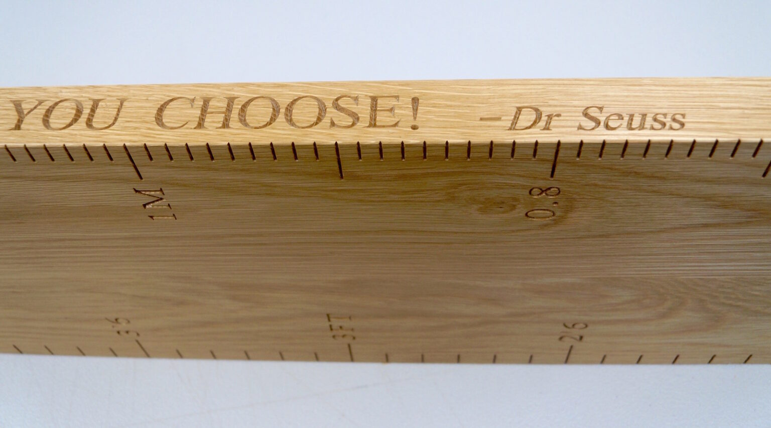 Personalised Wooden Height Chart | TraditionalWoodenGifts.co.uk
