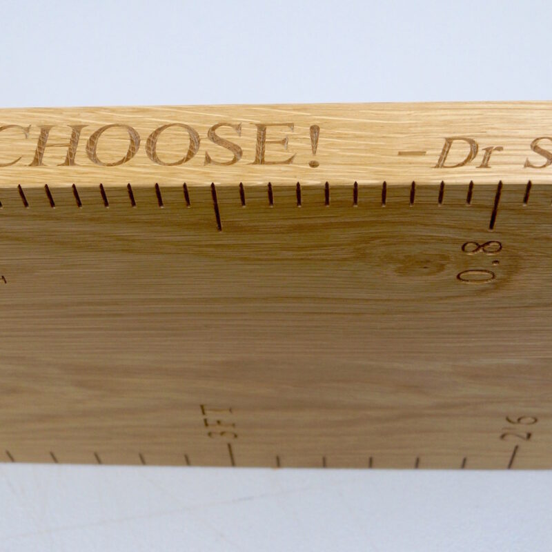 Personalised Wooden Height Chart | TraditionalWoodenGifts.co.uk
