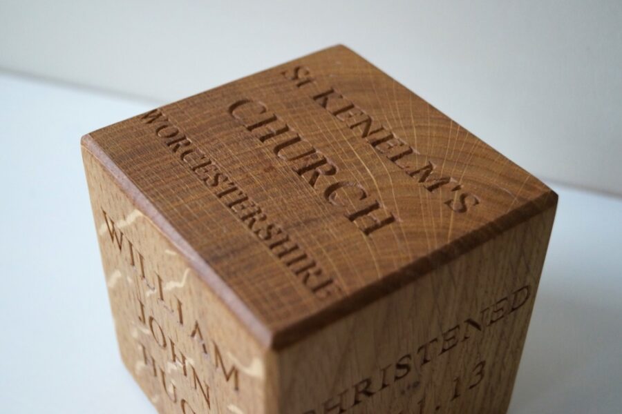 Christening / Baptism Blocks | TraditionalWoodenGifts.co.uk
