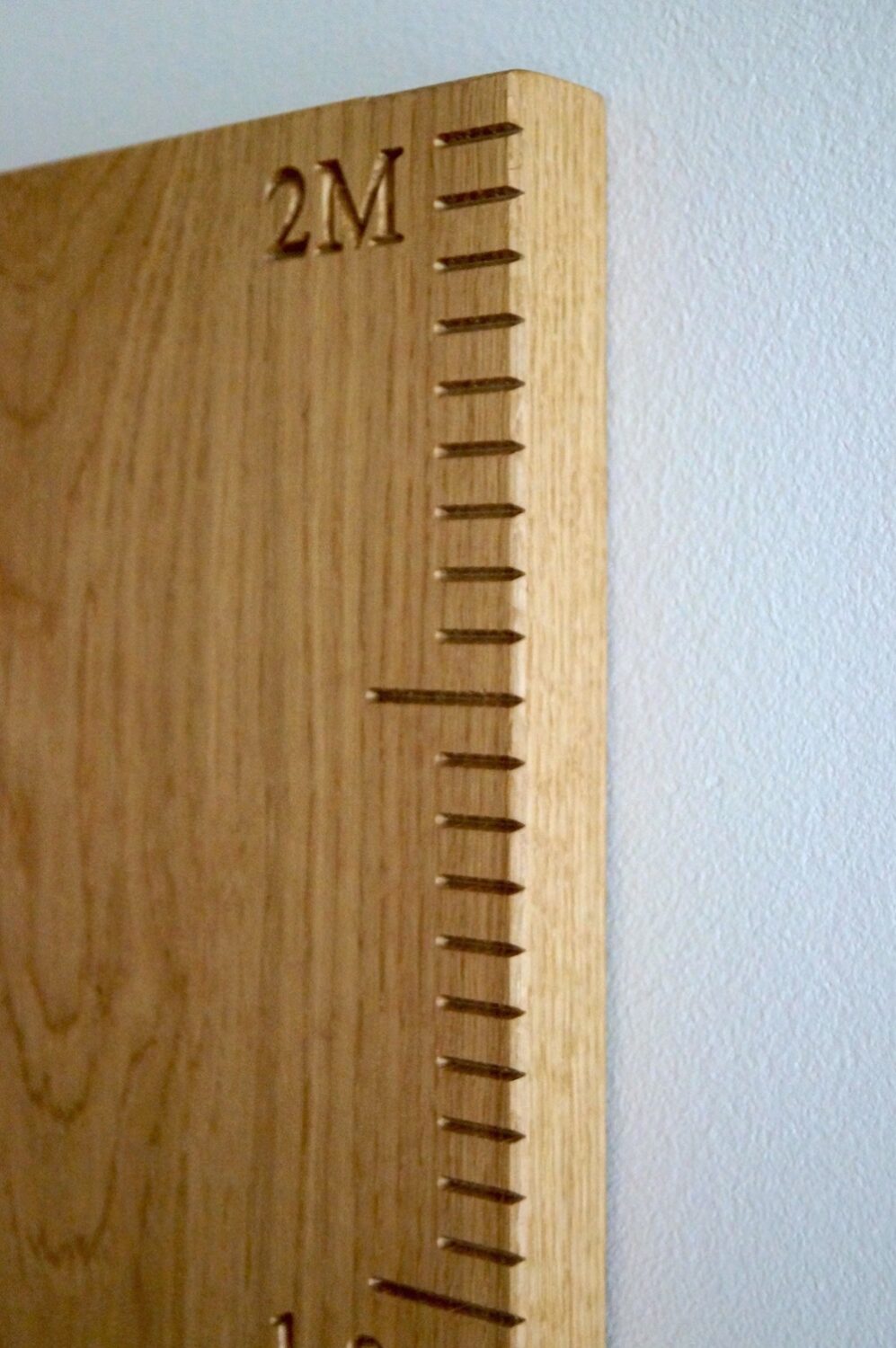 Personalised Oak Height Chart | TraditionalWoodenGifts.co.uk