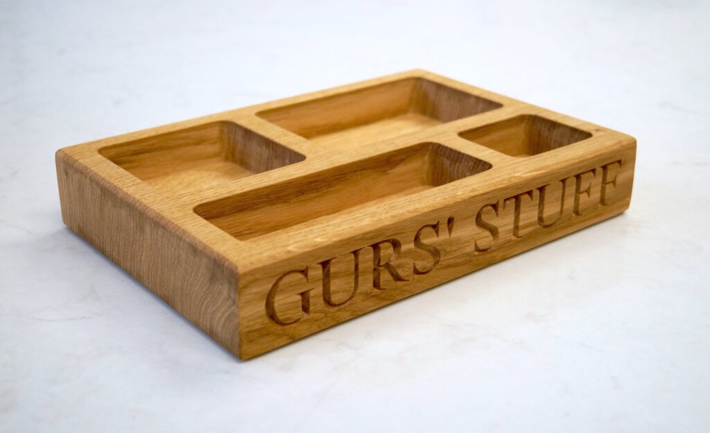 Personalised Wooden Desk Tidy | TraditionalWoodenGifts.co.uk