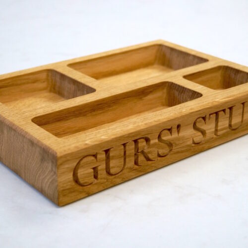 Personalised Wooden Desk Tidy | TraditionalWoodenGifts.co.uk