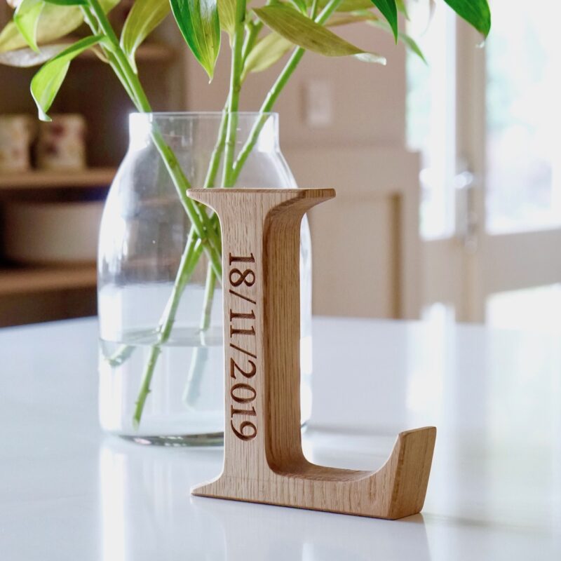 Engraved Alphabet Letters | TraditionalWoodenGifts.co.uk