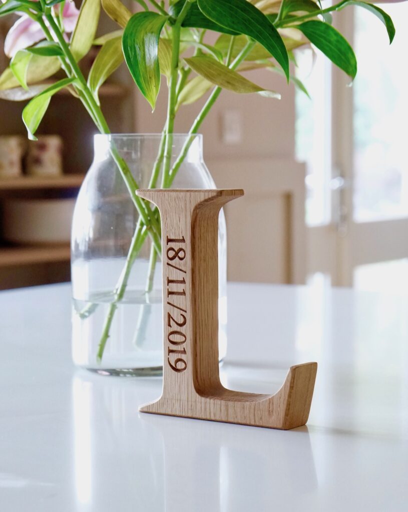 Engraved Alphabet Letters | TraditionalWoodenGifts.co.uk