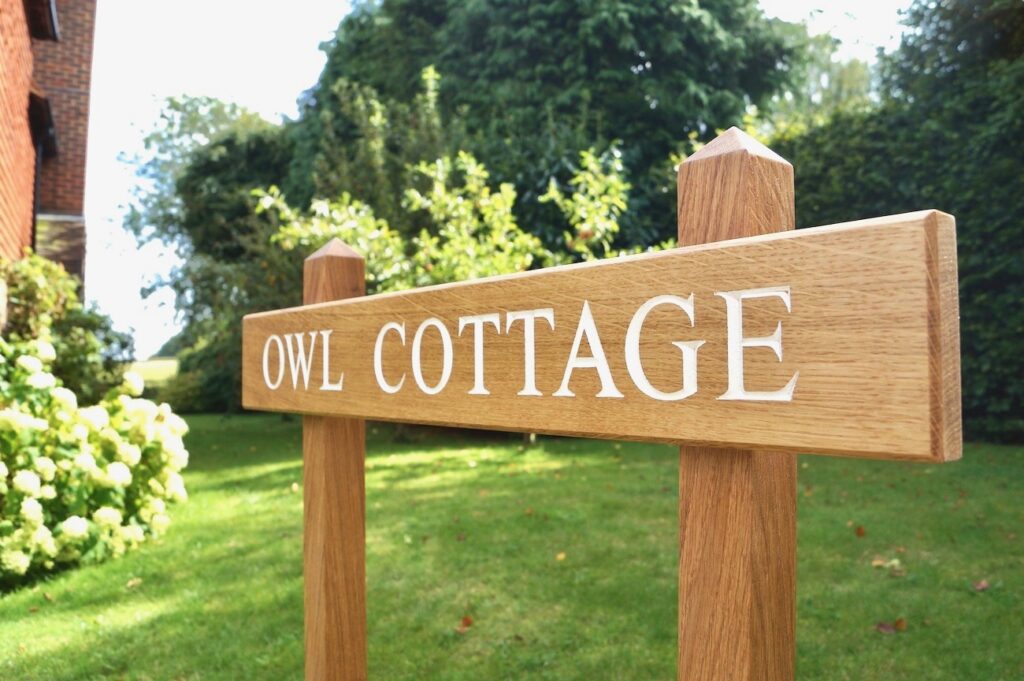 Free Standing Wooden House Signs | TraditionalWoodenGifts