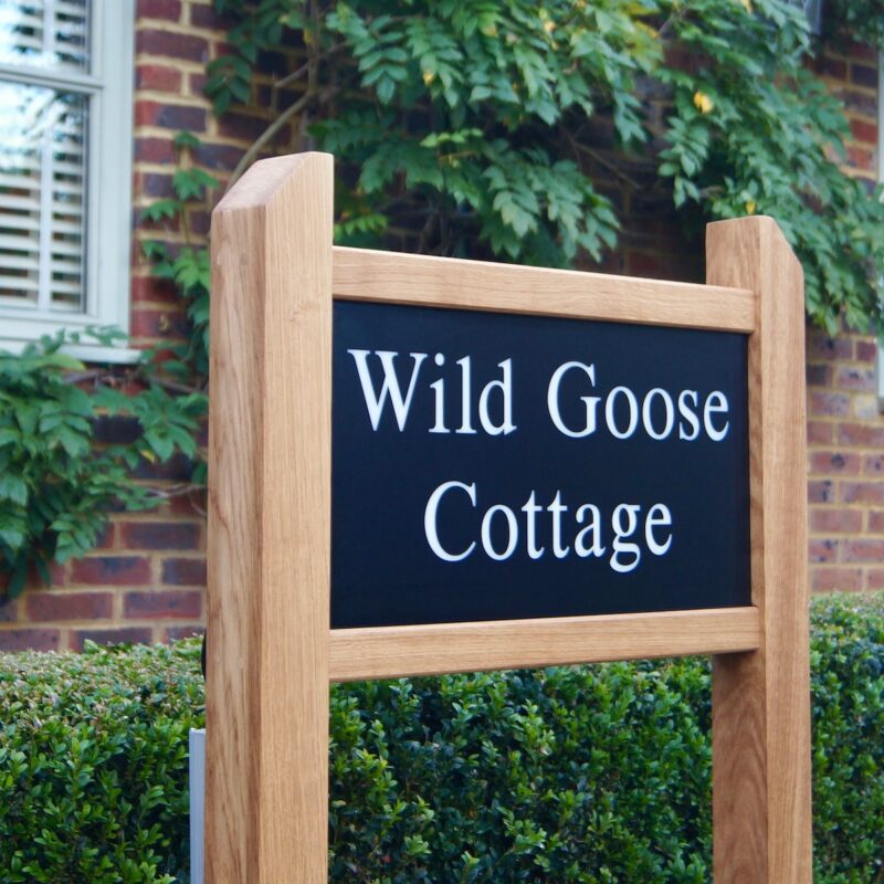 Premium Free Standing House Light-Sign | Traditional Wooden Gifts