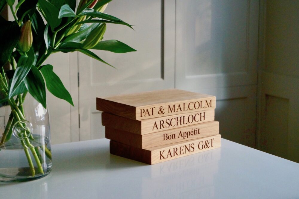 Personalised Chopping Boards - Handmade and Engraved in England