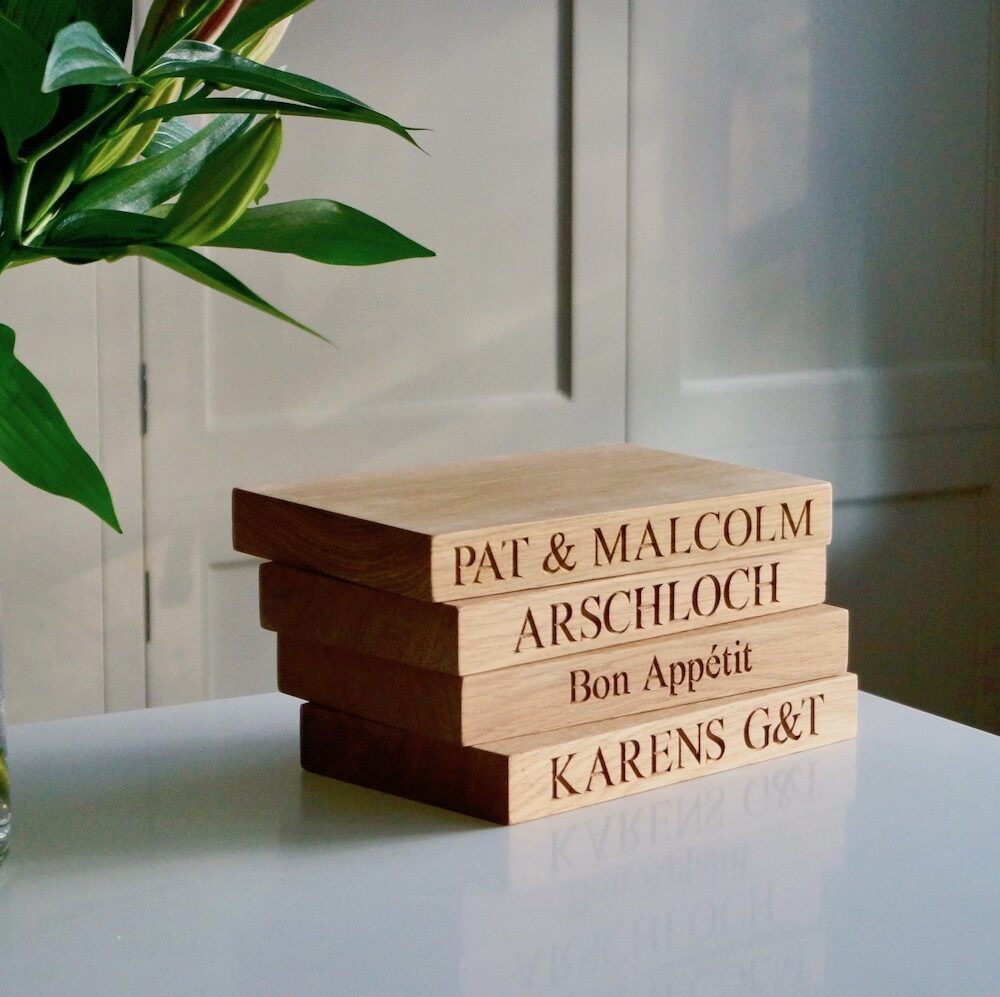 Personalised Chopping Boards - Handmade and Engraved in England