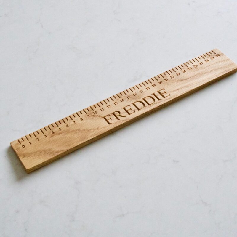 Personalised Wooden Rulers - Traditional Wooden Gifts
