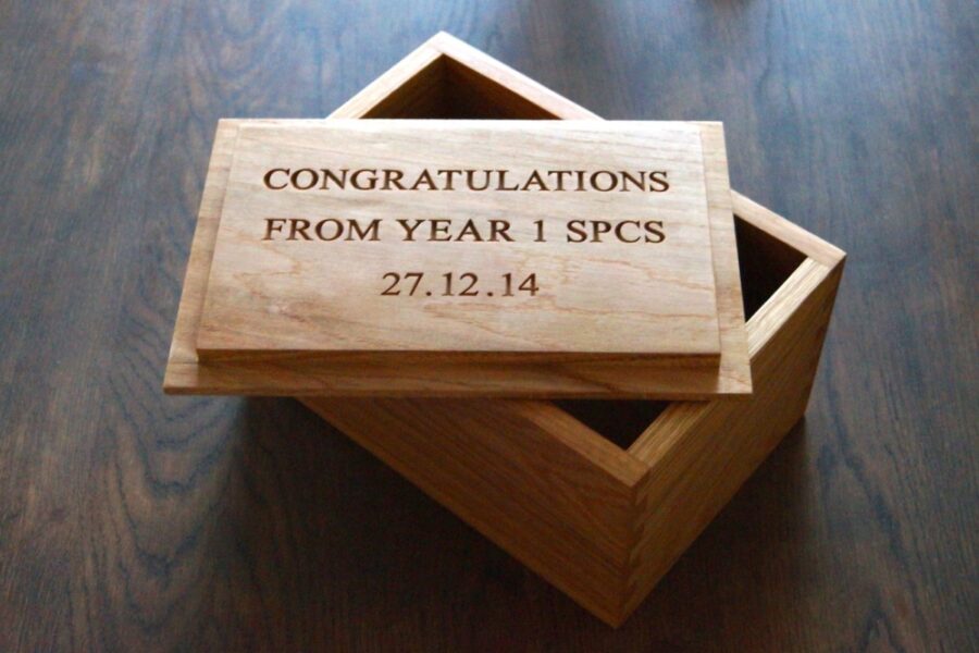 Personalised Wooden Keepsake Box | Traditional Wooden Gifts