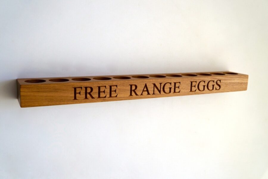 Personalised Wall Mounted Egg Racks | TraditionalWoodenGifts.co.uk
