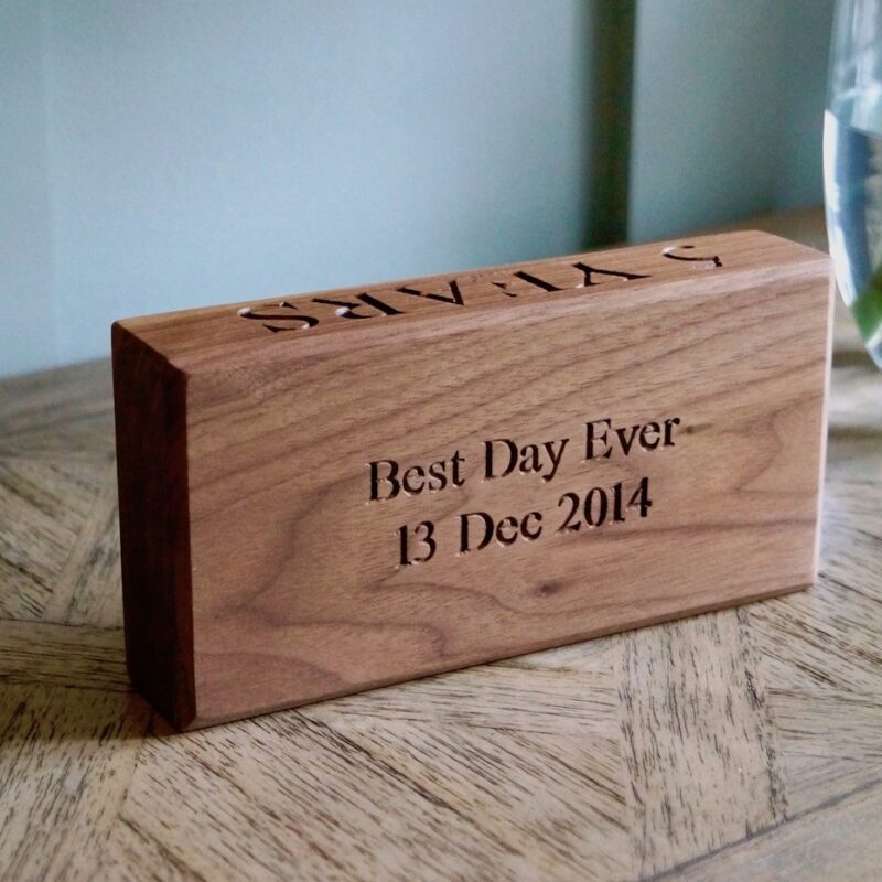 Personalised Paper Weight | TraditionalWoodenGifts