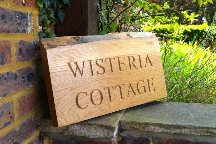 Rustic Wooden House Signs | TraditionalWoodenGifts.co.uk
