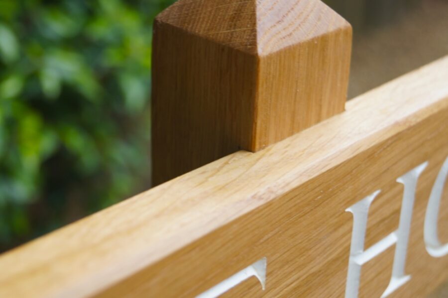 Free Standing Wooden House Signs | TraditionalWoodenGifts