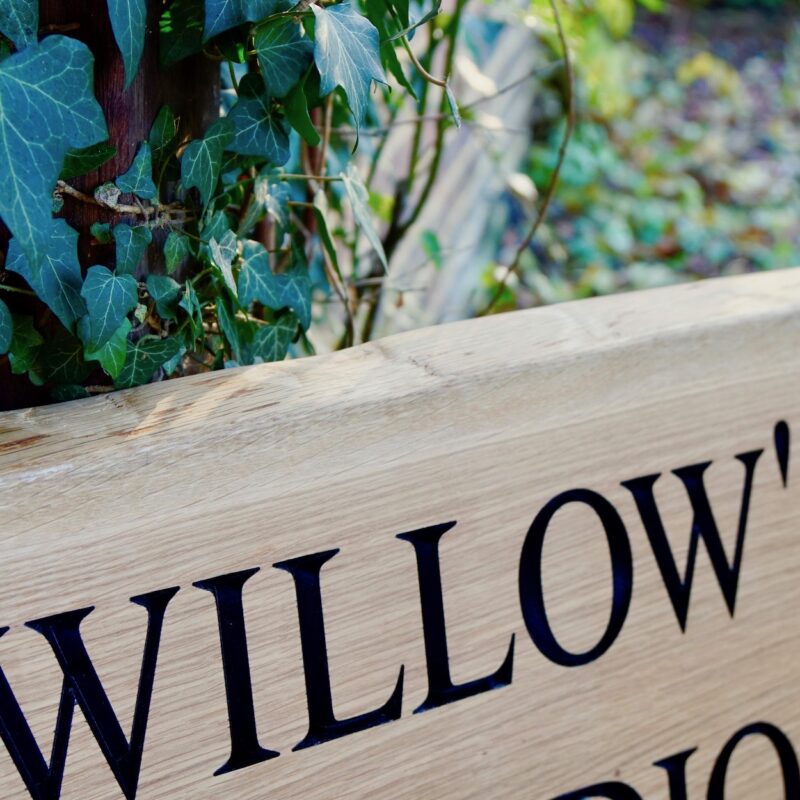 Rustic Wooden House Signs | TraditionalWoodenGifts.co.uk