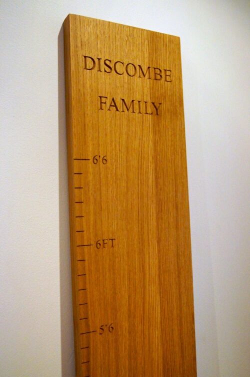 Personalised Wooden Height Chart | TraditionalWoodenGifts.co.uk