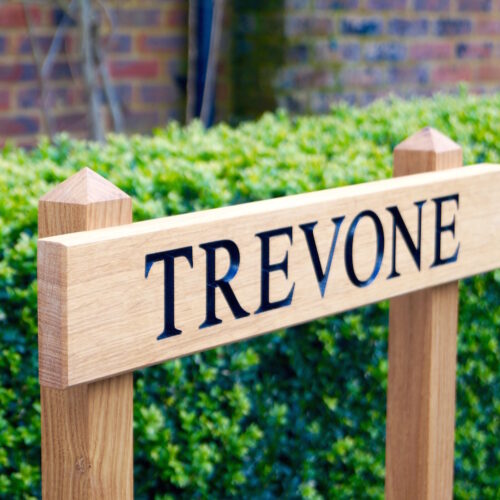 Free Standing Wooden House Signs | TraditionalWoodenGifts