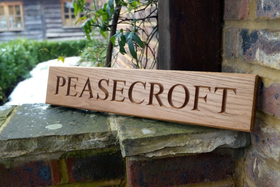 Personalised Wooden House Signs | TraditionalWoodenGifts.co.uk